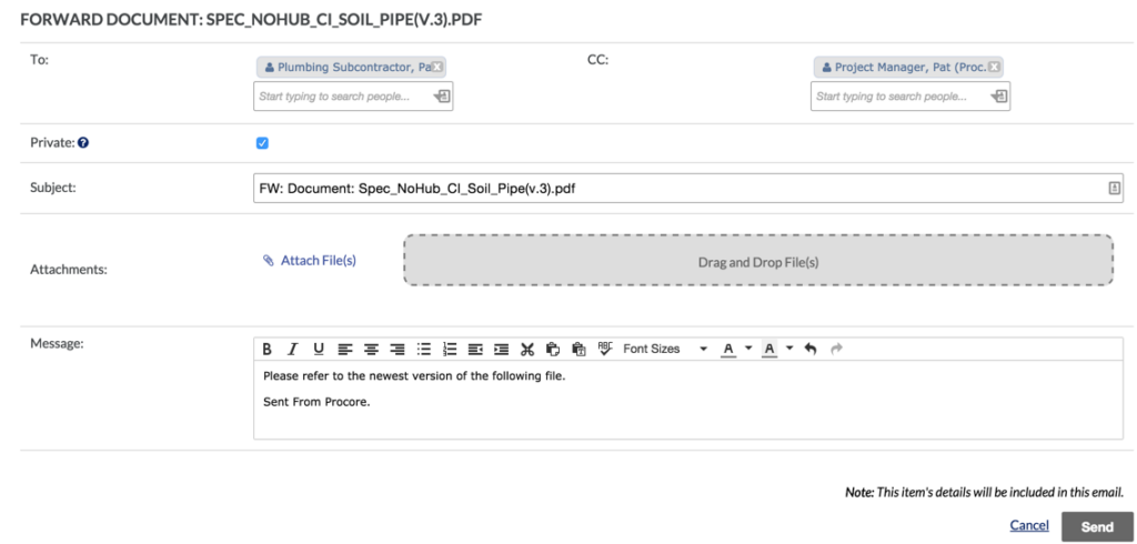 Understanding Procore Emails - SyncEzy